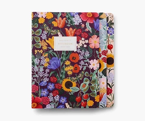 Rifle Paper Co. – Assorted Set of 3 Blossom Notebooks – Tahoma Living