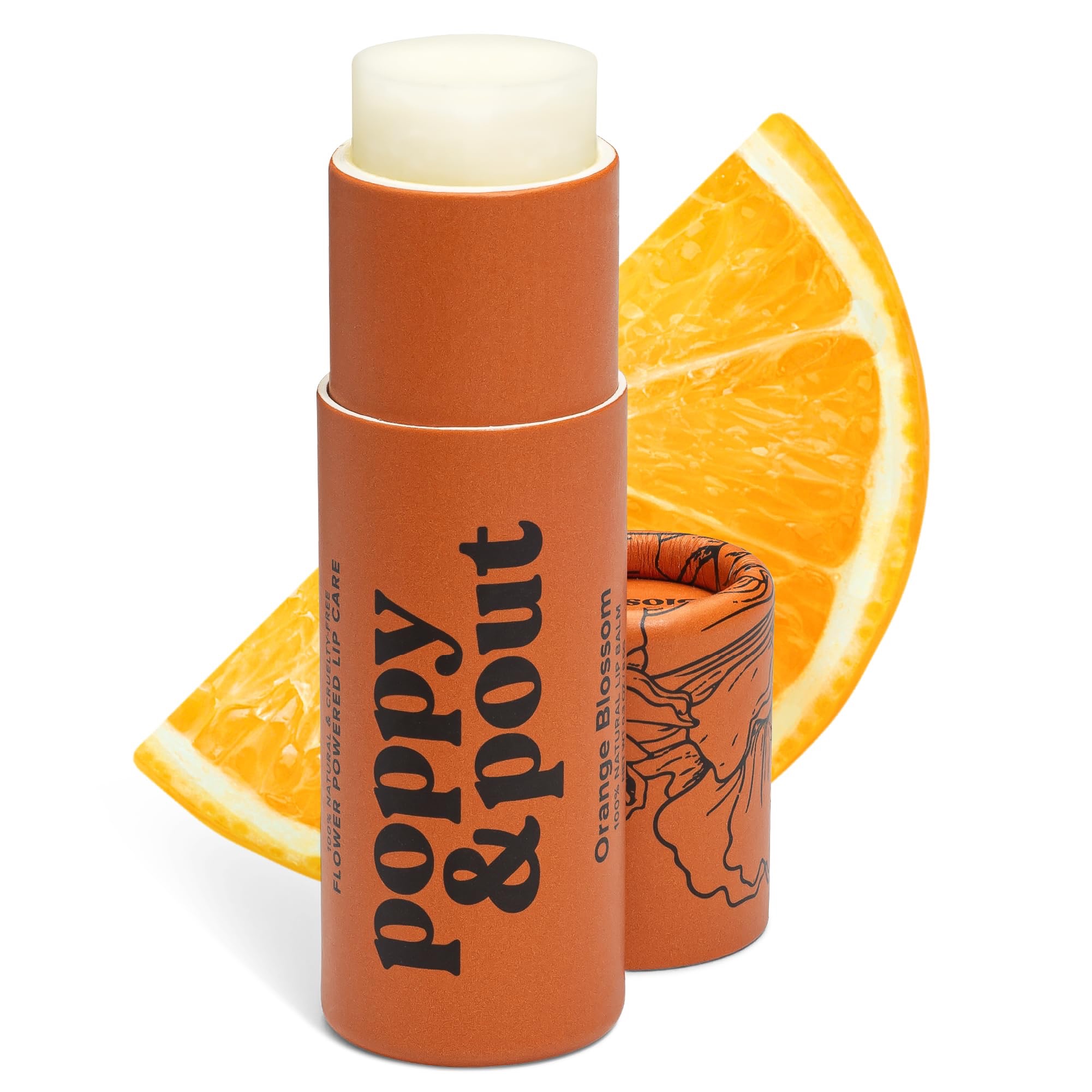Poppy & Pout – Lip Balm, Orange Blossom – Tahoma Living